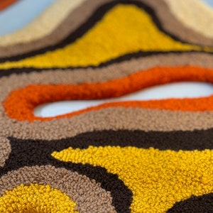 Abstract Shape Rug, Ready to Ship! Modern Rug, Pastel Rug, Bedroom Rug ...