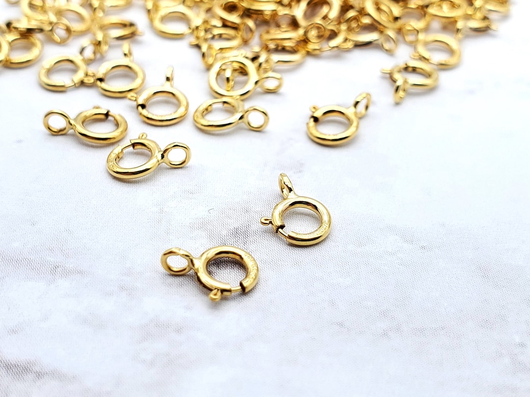 14k Gold Filled Filled Spring Clasp, Necklace Clasp, Hypoallergenic ...