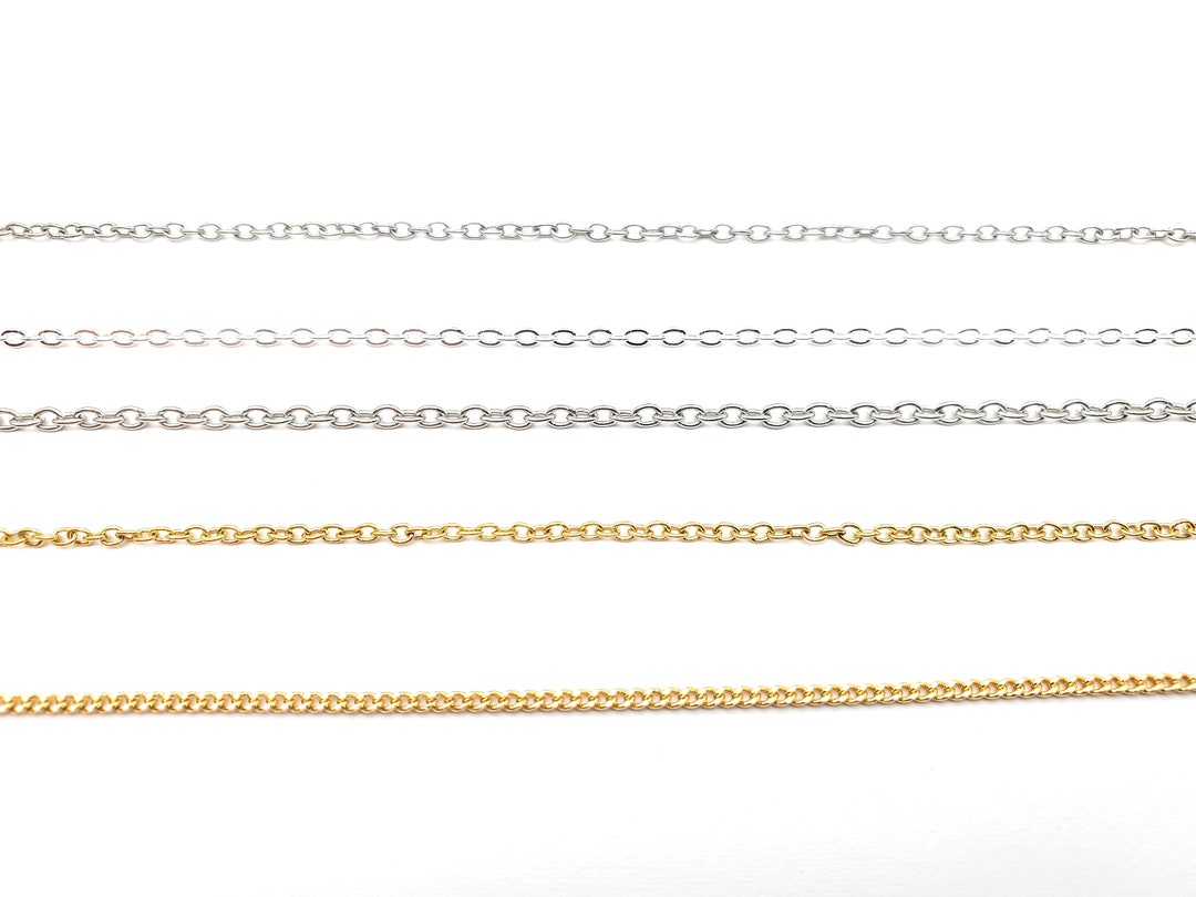 Stainless Steel Chain, Cable Chains, Small Thin Chains for Necklaces ...