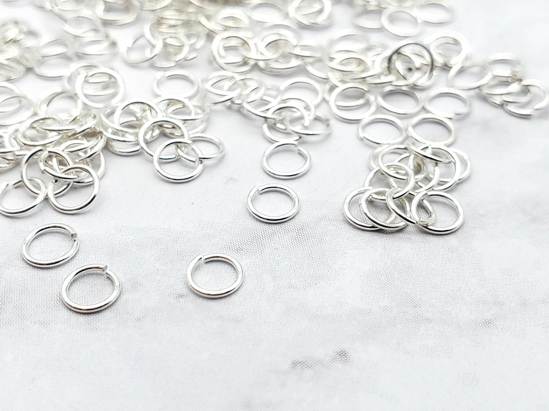 925 Sterling Silver Open Jump Rings, Bulk Jump Rings for Jewelry Making ...