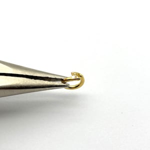 925 Sterling Silver Locking Jump Rings, Semi-lock Jump Rings, Gold ...