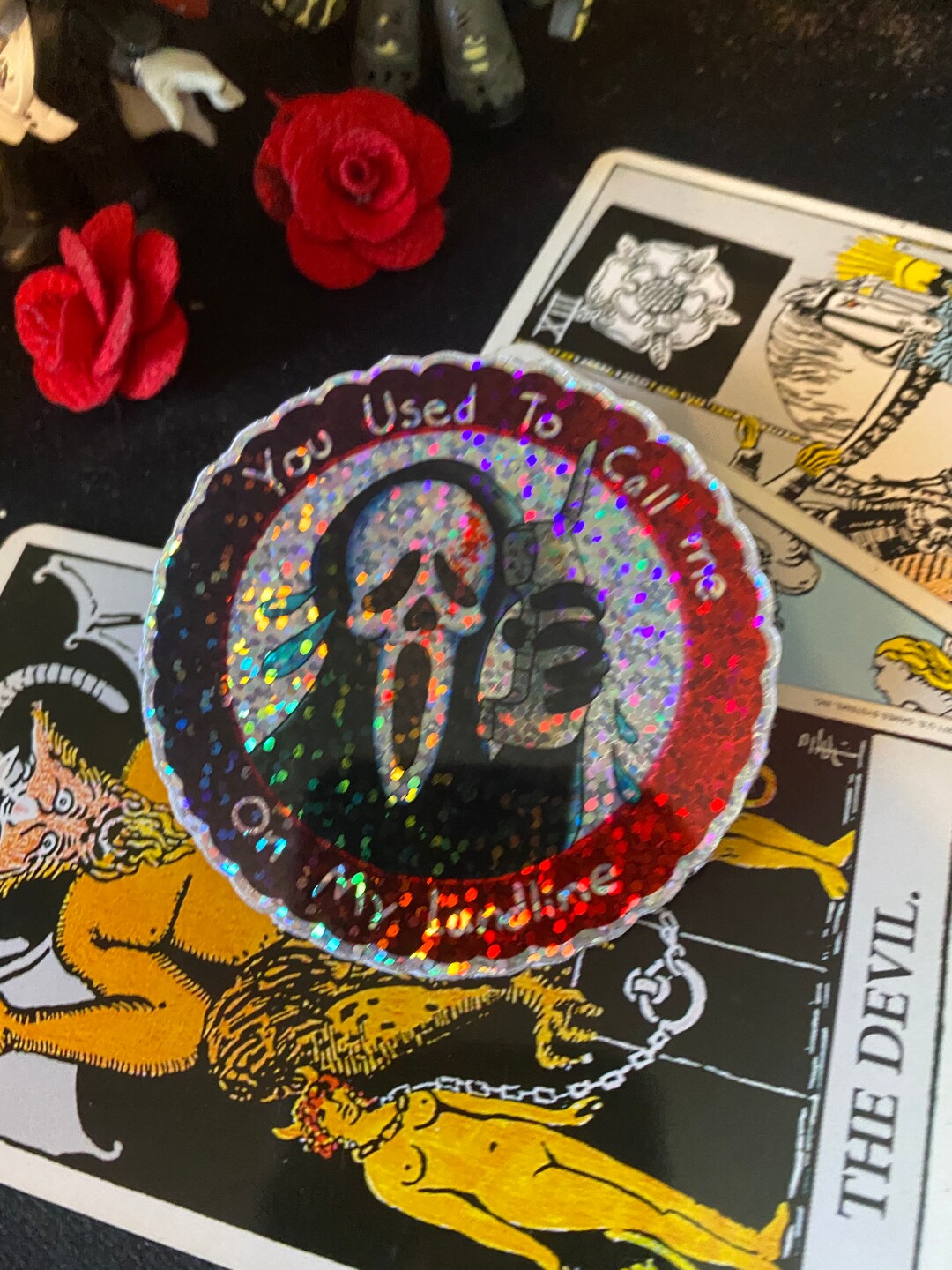 You Used to Call Me Scream Glitter Die-cut Wasserfester Vinyl - Etsy ...
