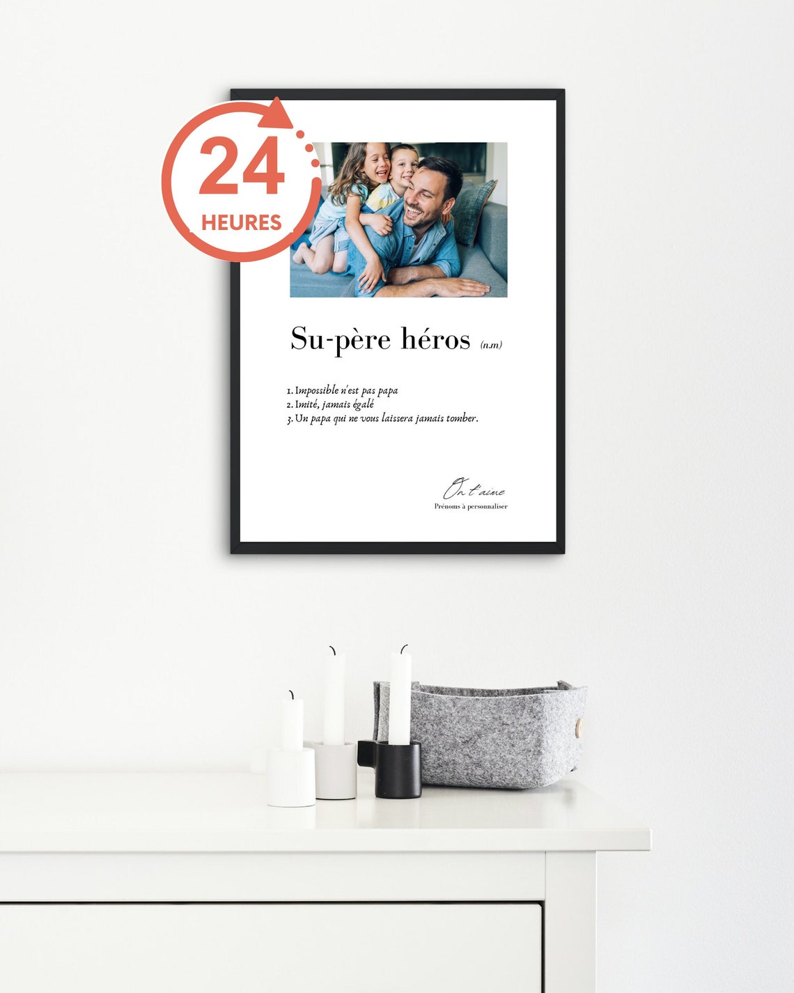 Daddy Definition Poster to Personalize With Your Photo and Text ...