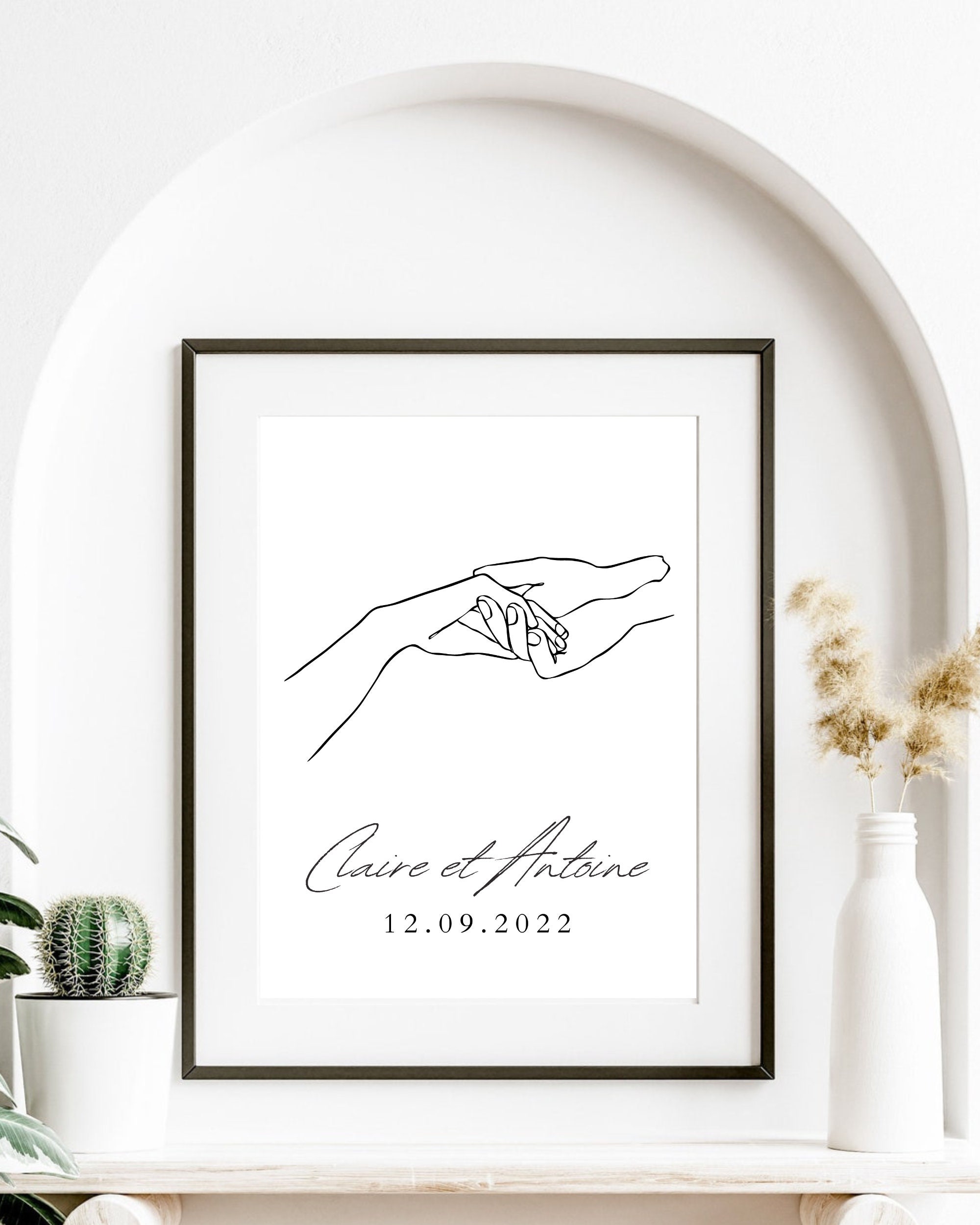 Custom Couple Poster Couple Gifts Personalized Couple Date - Etsy