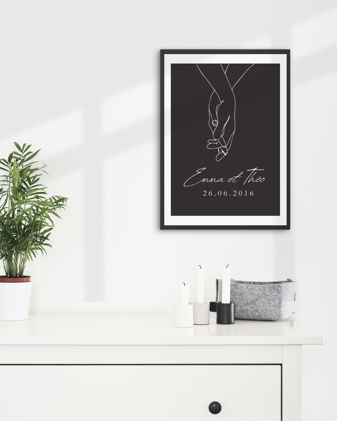 Personalized Couple Poster Couple Date Poster Couple First - Etsy