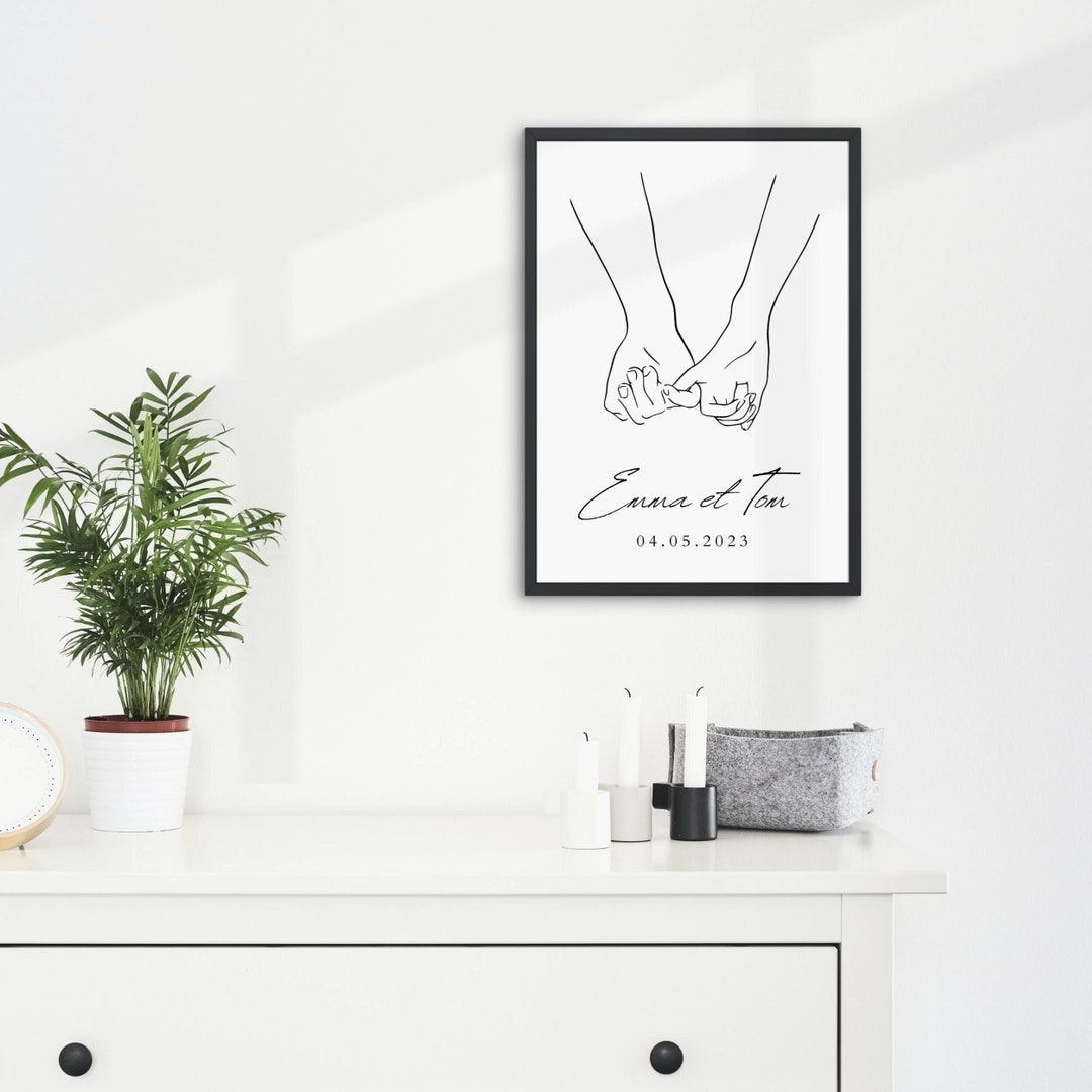 Personalized Couple Poster - Wedding Poster - Personalized Poster ...