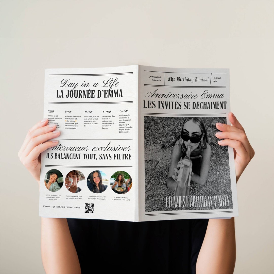 Personalized Magazine Personalized Best Friend Magazine Custom Canva ...