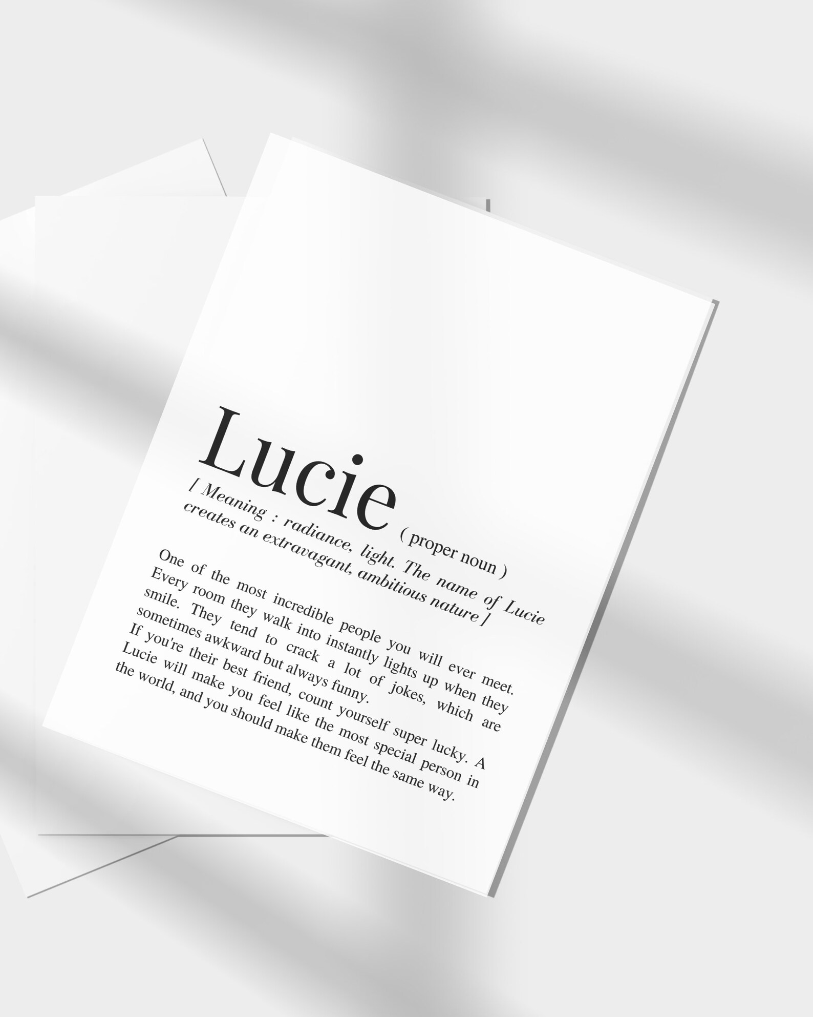 CUSTOM PRINTABLE POSTER - Name Definition Poster - Customizable Name ...