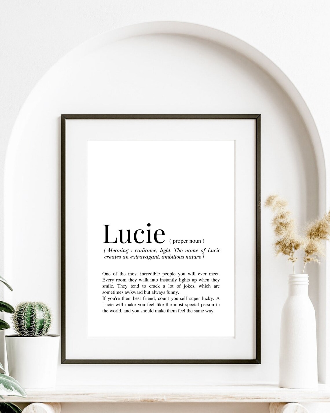 CUSTOM PRINTABLE POSTER - Name Definition Poster - Customizable Name ...