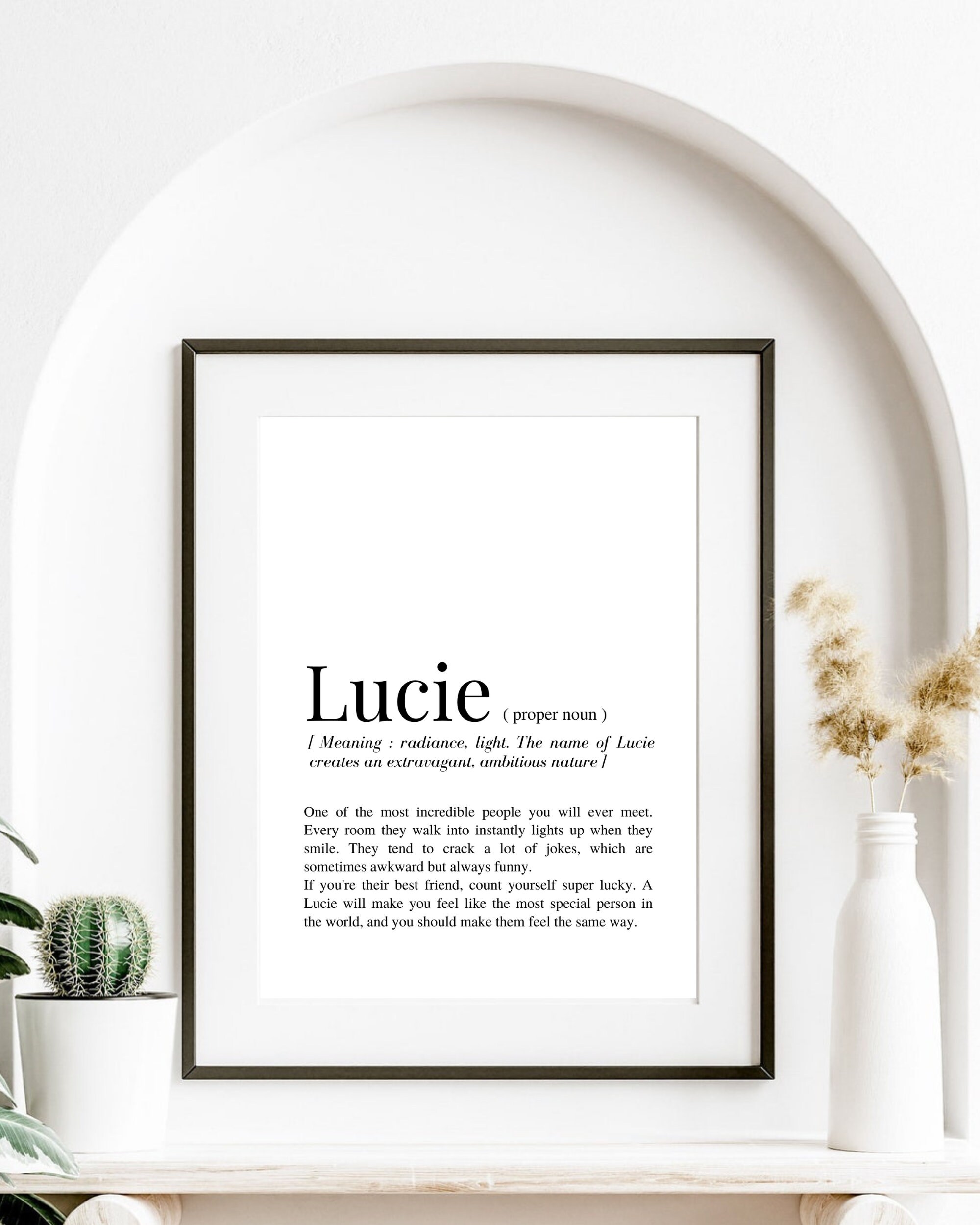 CUSTOM PRINTABLE POSTER Name Definition Poster - Etsy