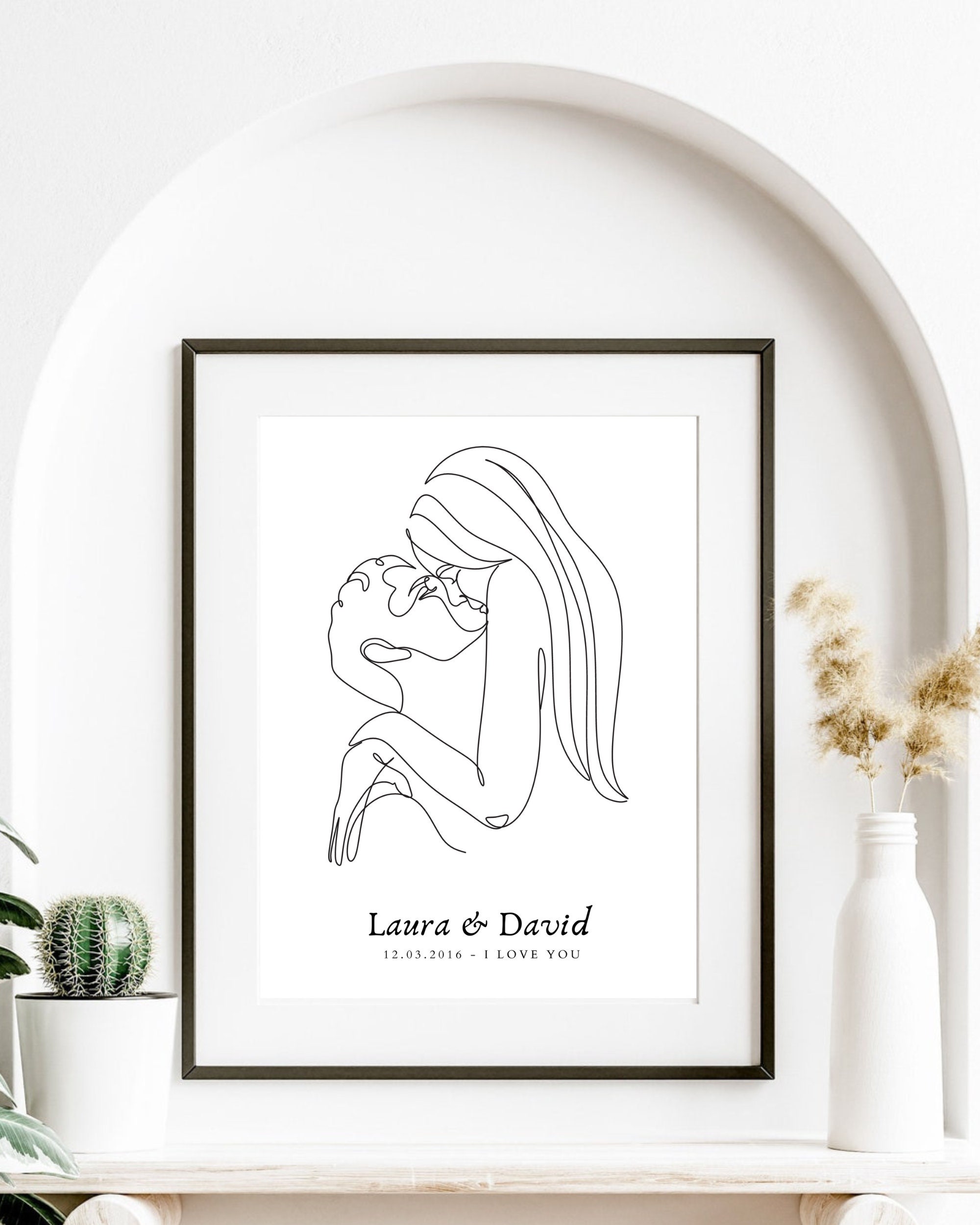 DIGITAL DOWNLOAD Personalized Poster for Couples Custom - Etsy