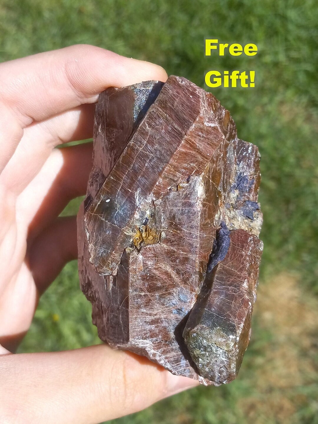 Raw Large Red Apatite Crystal - Red Fluorapatite Specimen - Various ...