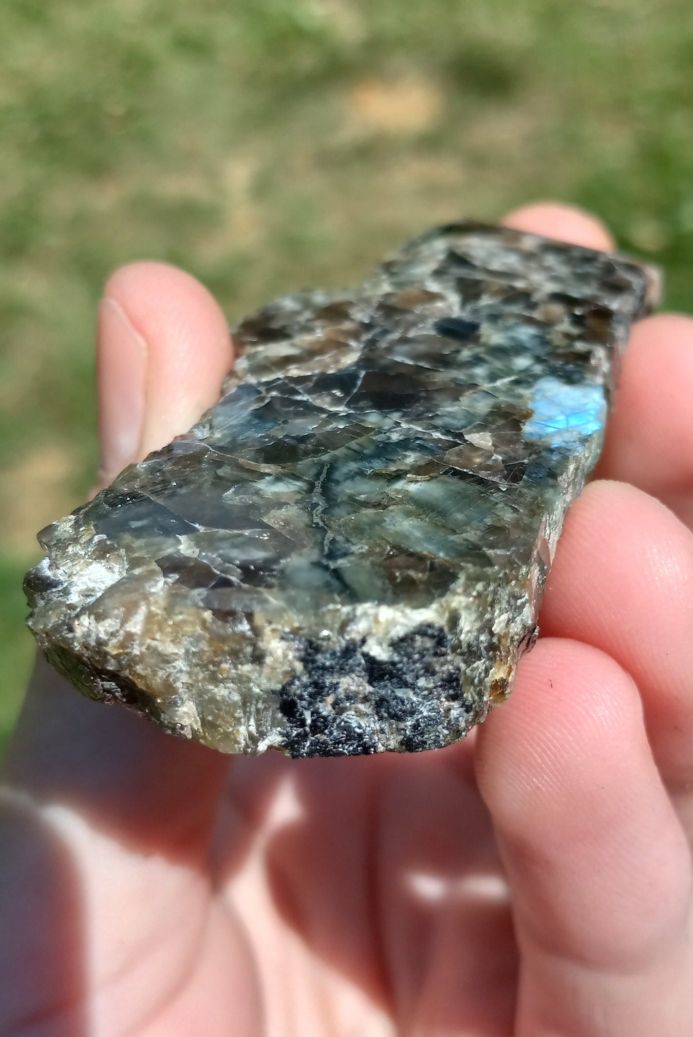 Albite Var. Peristerite/moonstone Polished/slab Free Gift Ontario ...
