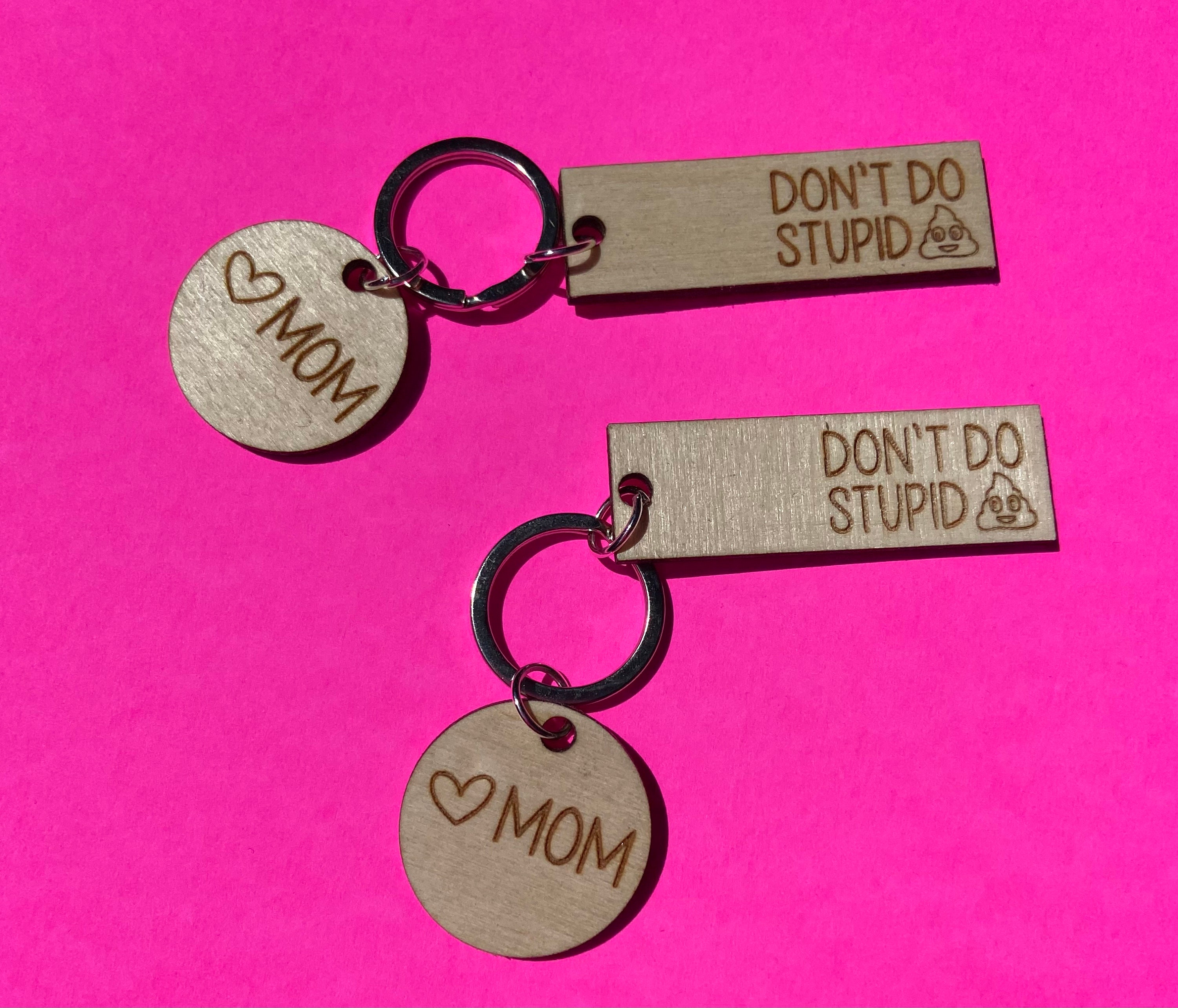Wooden Mom Life Keychain Multiple Styles - Etsy UK