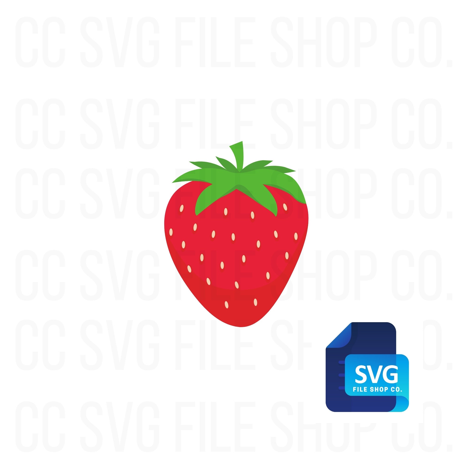 Materials Craft Supplies & Tools Cut Files Silhouette Strawberry Cricut ...