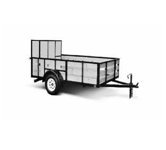 3 Sets Trailer Plans - 8X10 Tandem - 6X12 and 5X10 Single Axle Utility ...