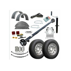 6' X 12' Single Axle Utility Trailer Plans Pdf - Etsy