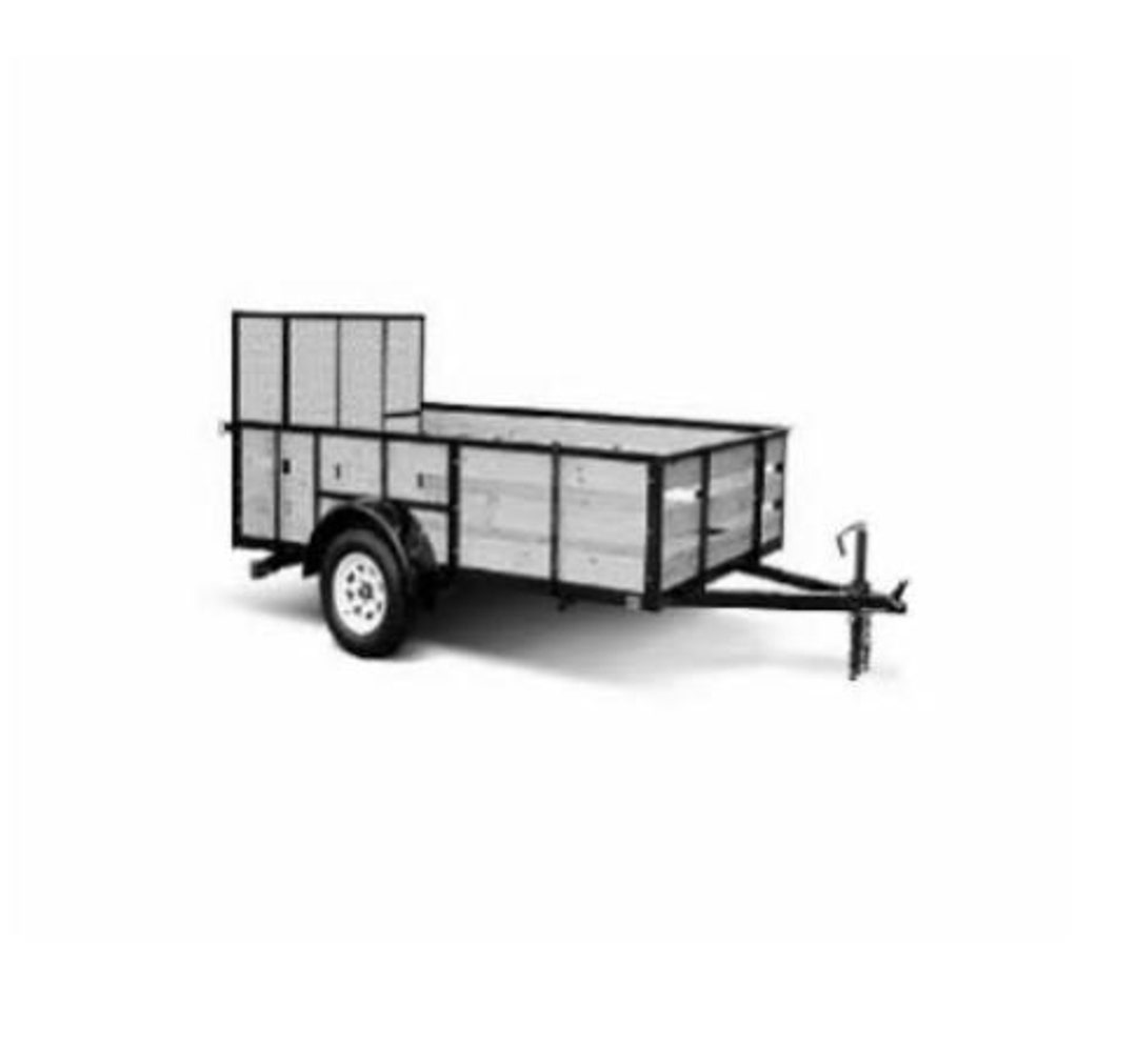 6' X 12' Single Axle Utility Trailer Plans Pdf - Etsy
