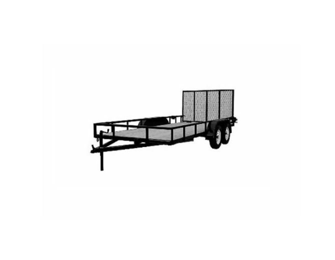 7'x16' Tandem Utility Landscape Trailer Plans Pdf - Etsy
