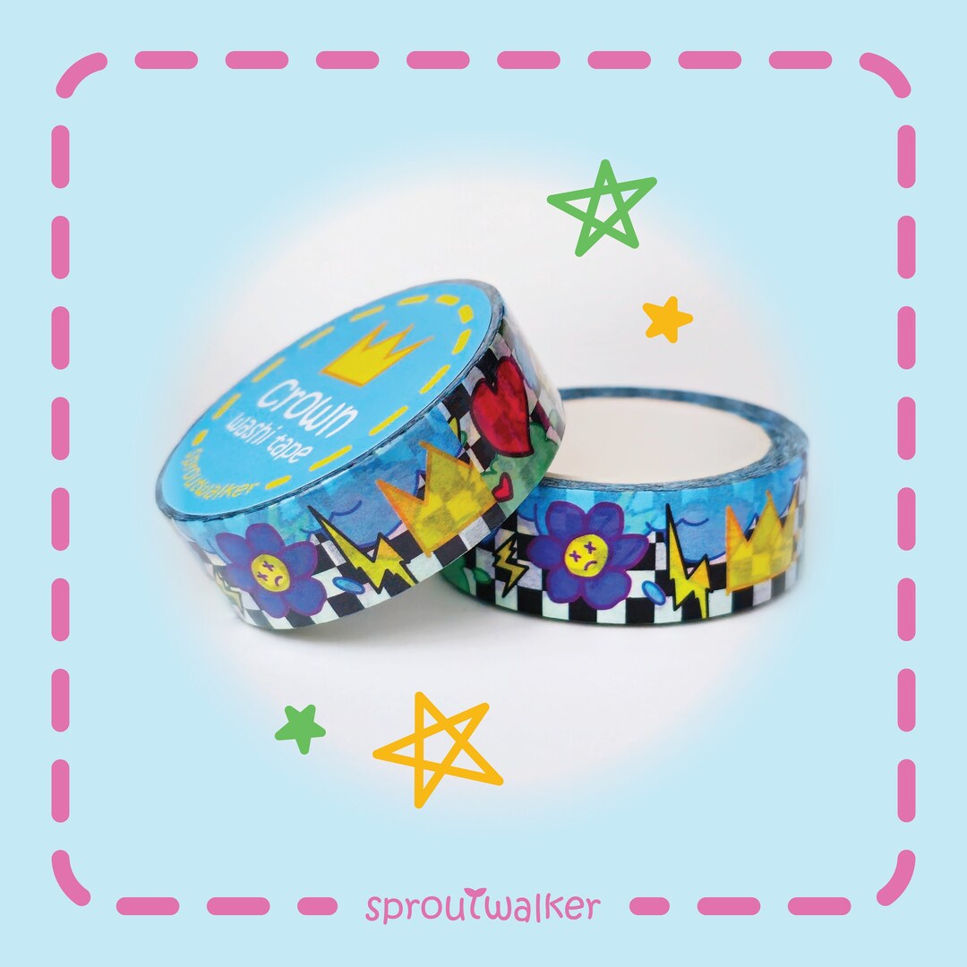 Crown Washi Tape - Etsy