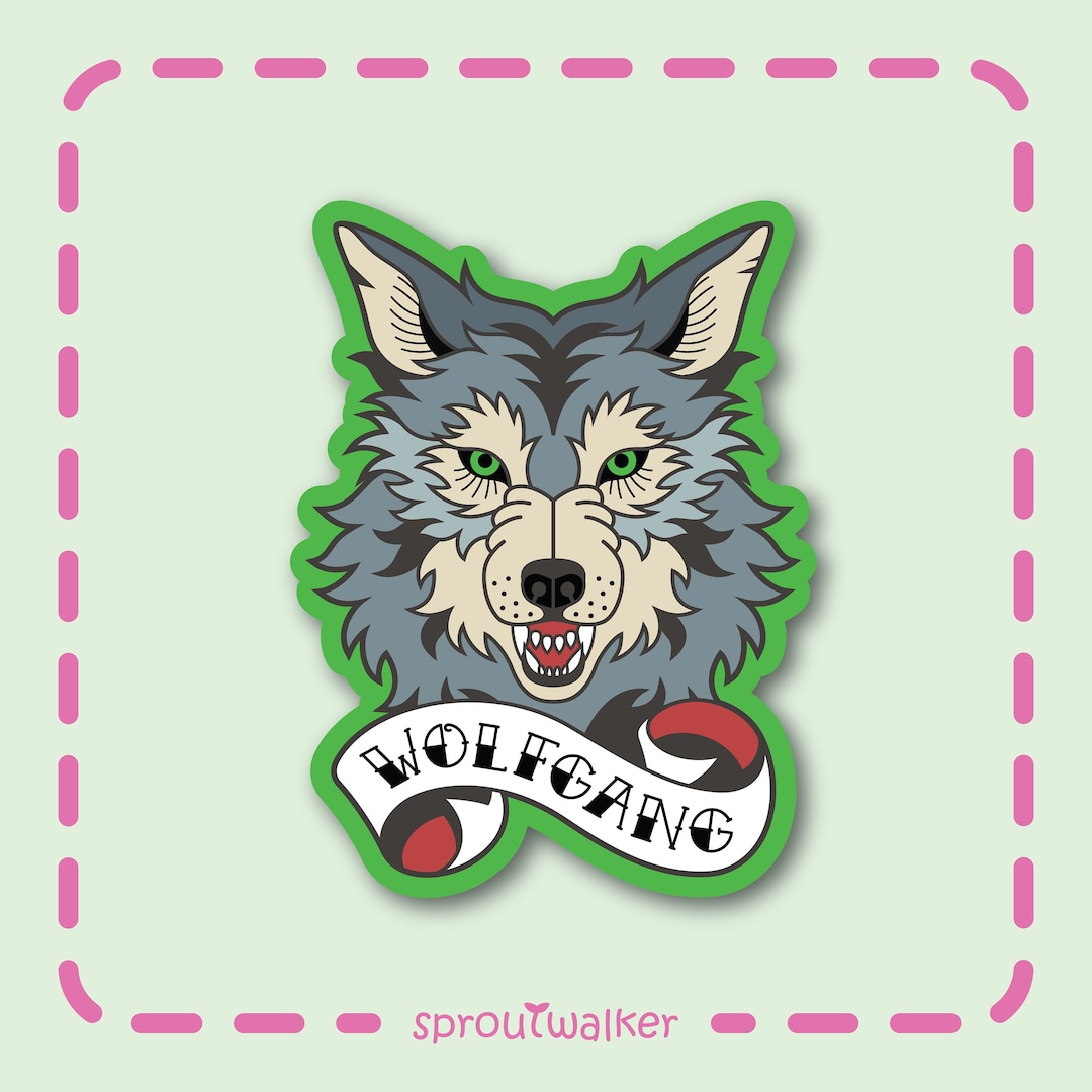 Wolfgang Sticker - Etsy