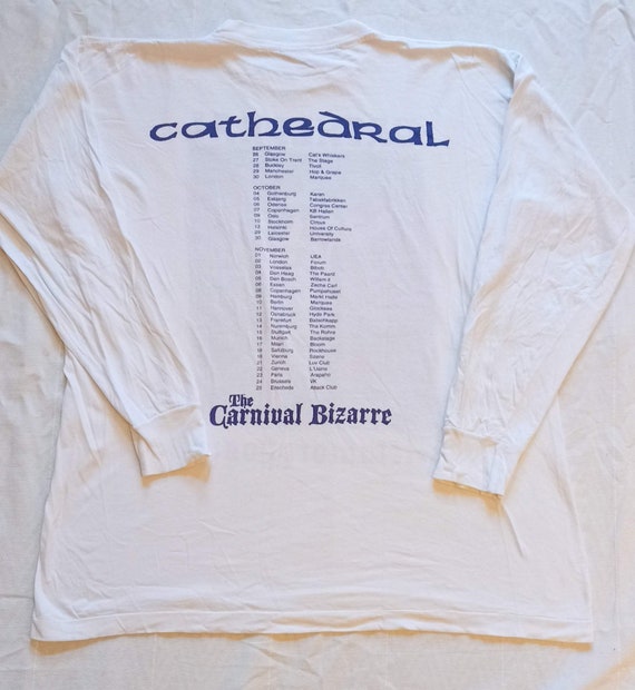 Cathedral Vintage Doom Gothic Metal Longsleeve 1990s … - Gem