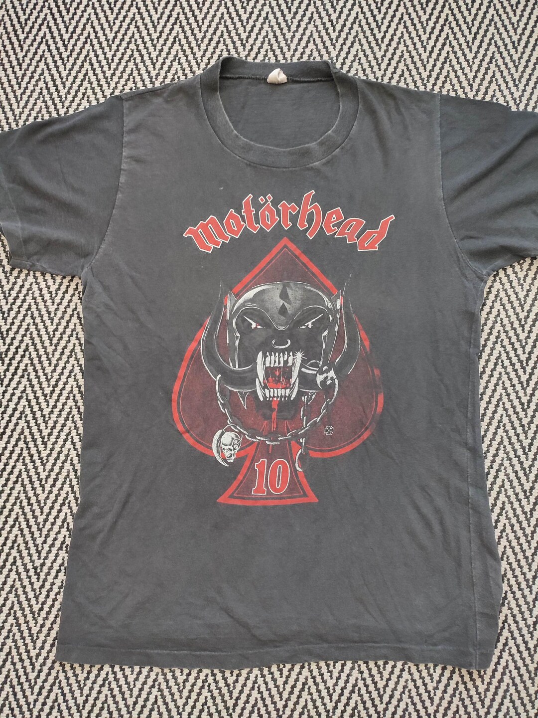 Motorhead Vintage Rock Heavy Metal Band Shirt 1980s Iron Maiden ...