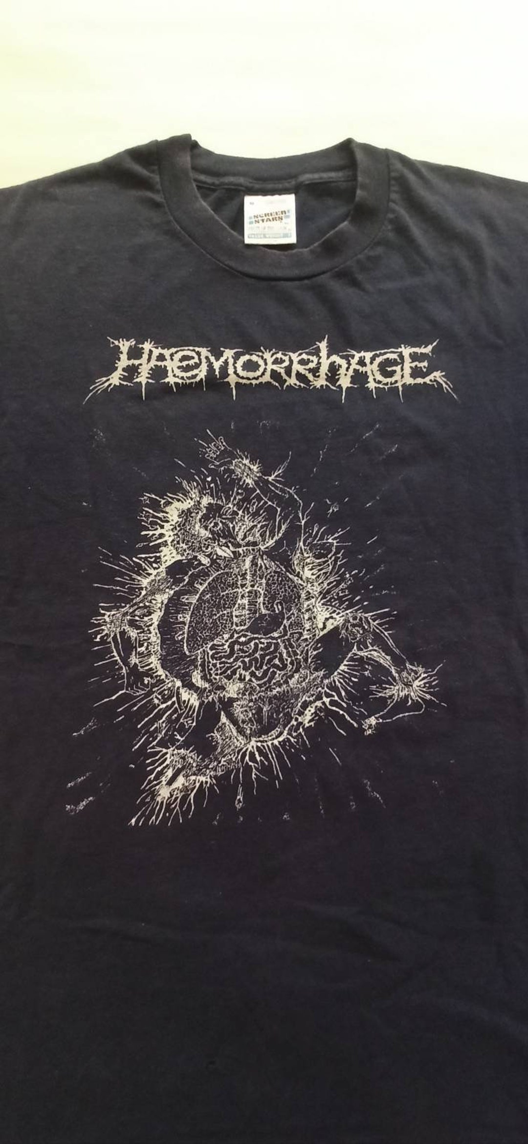 Haemorrhage Vintage Grindcore Death Metal Band Shirt XL Red Good ...