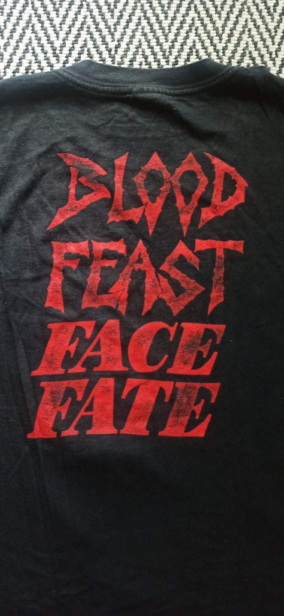 Blood Feast Vintage Thrash Metal Band Shirt 1990s Met… - Gem