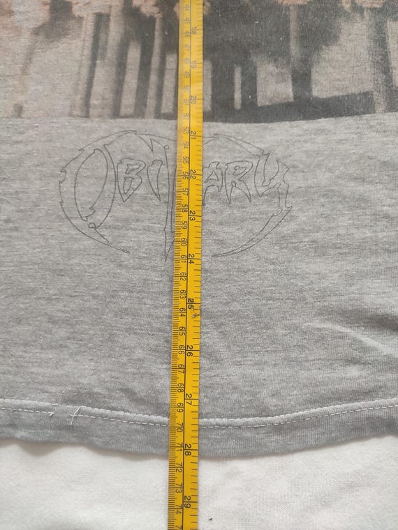 Obituary Vintage Death Metal Band Shirt 1990s Bolt Th… - Gem