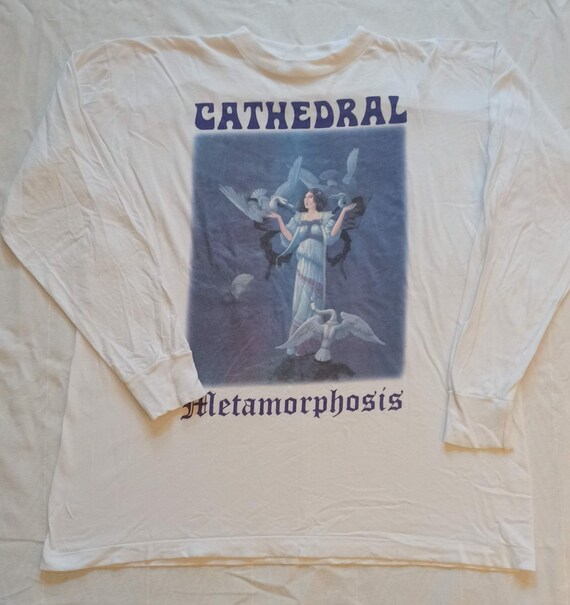 Cathedral Vintage Doom Gothic Metal Longsleeve 1990s … - Gem
