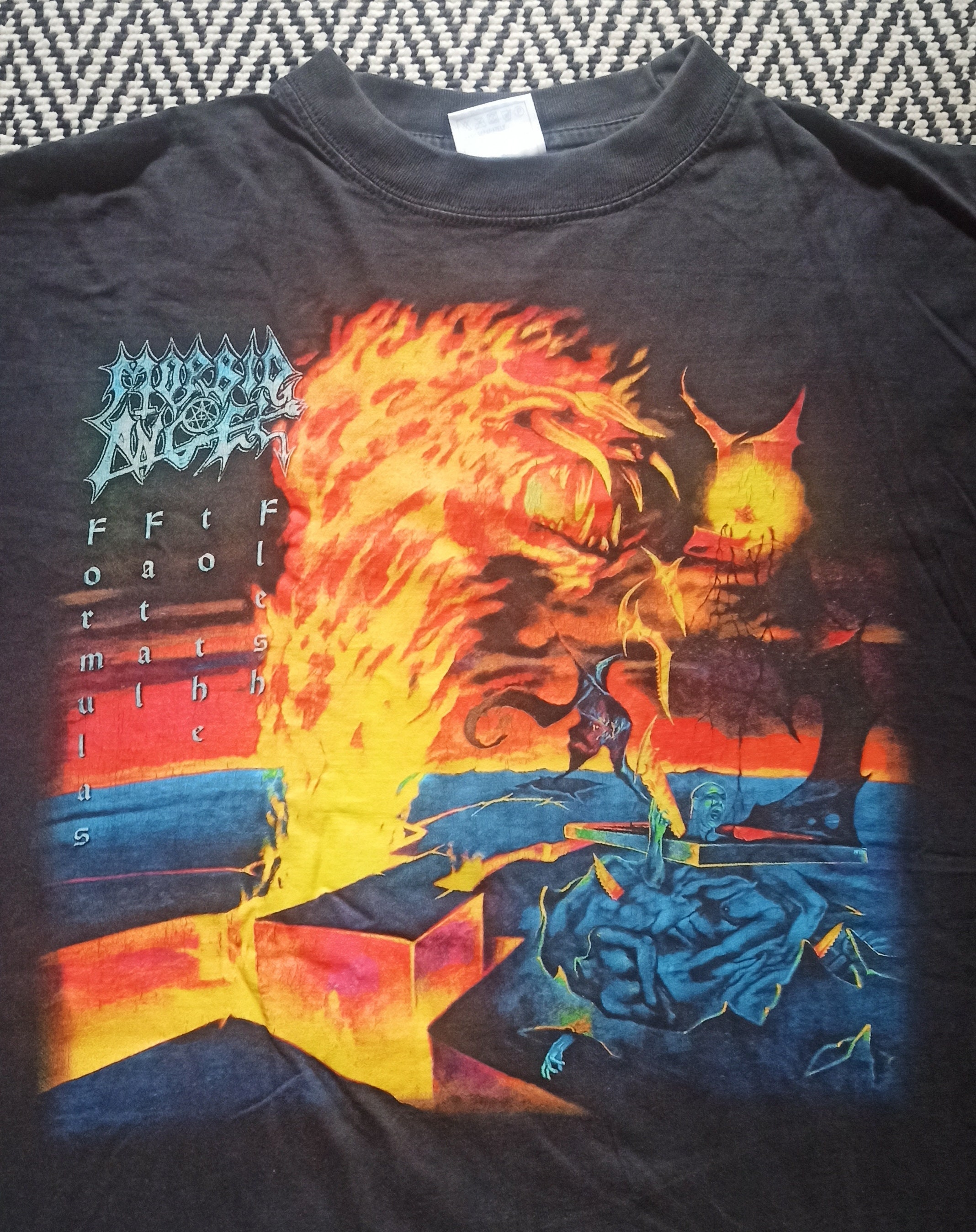 Morbid Angel Vintage Death Metal Band Shirt 1999 Xl Bolt Thrower