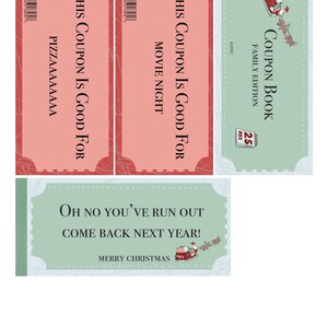Ultimate Christmas Coupon Book, Printable Coupon Book for Parents/kids ...
