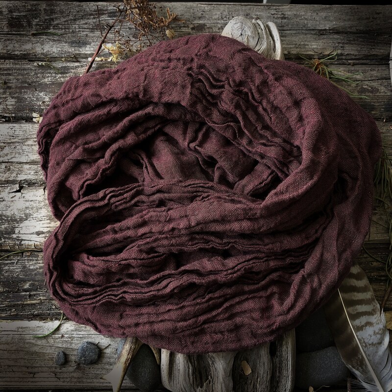 Plum Scarf - Etsy