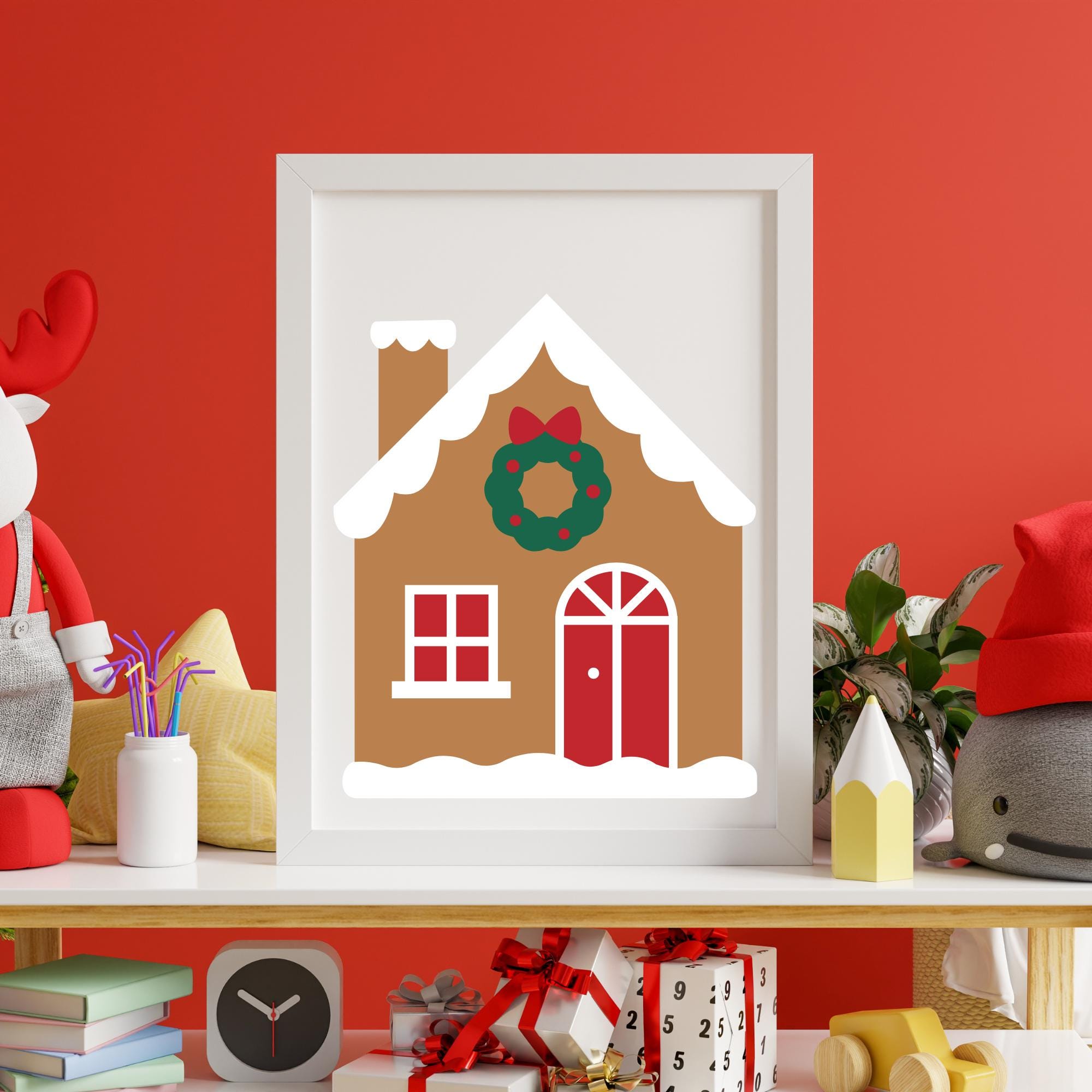 Gingerbread House Svg, Christmas Svg, Gingerbread House Cut File - Etsy