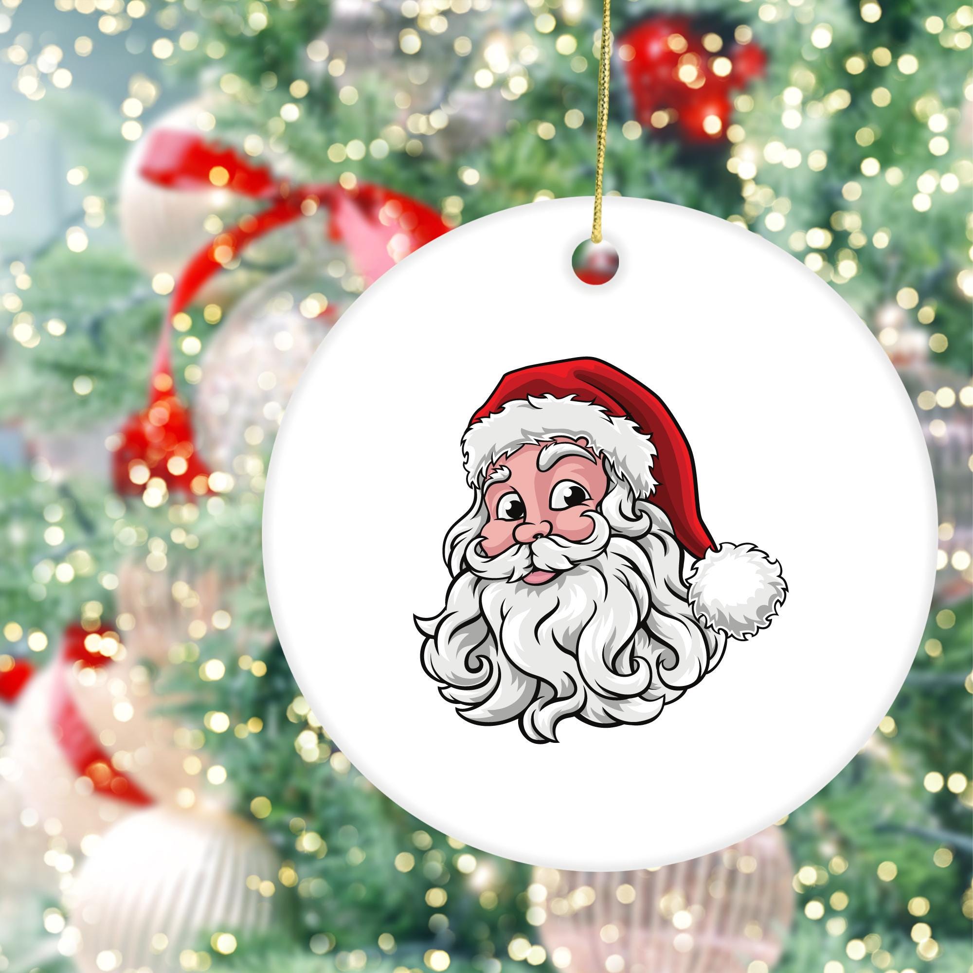 Vintage Santa SVG Bundle, Old School Father Christmas Clipart, Retro ...