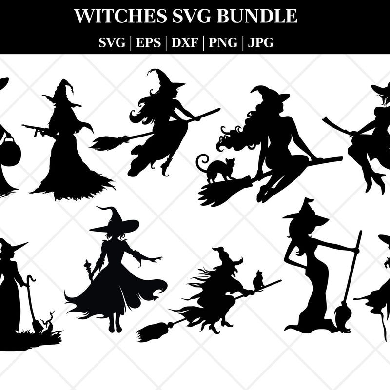 Witch Svg - Etsy