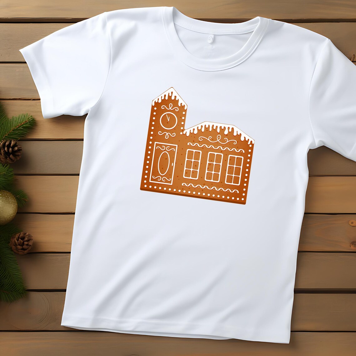 Gingerbread House Svg, Christmas Svg, Gingerbread House Cut File - Etsy