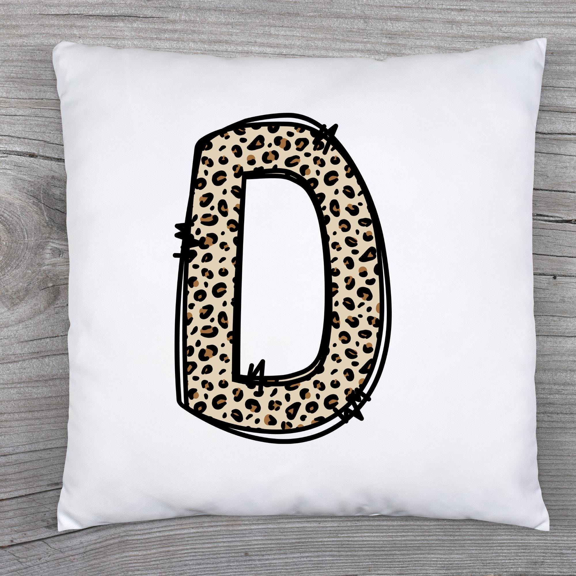 Leopard Print Doodle Alphabet PNG, Alphabet Letters PNG Bundle, Hand ...