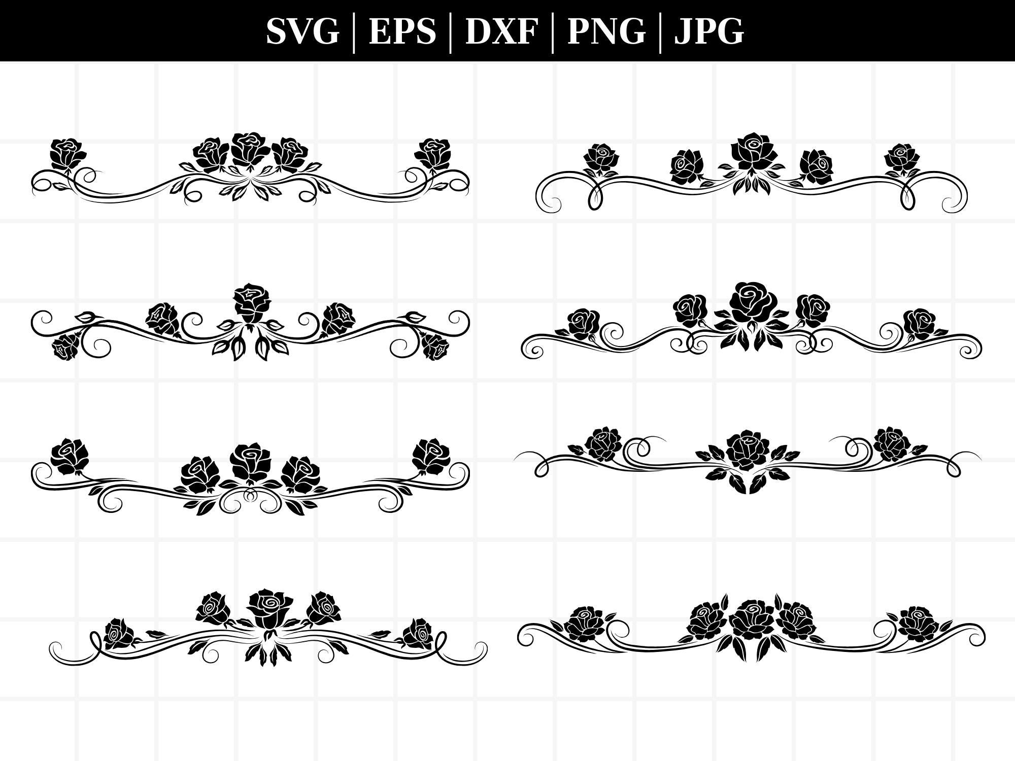 TEXT DIVIDERS SVG, Text Dividers for Cricut , Text Divider Clipart ...