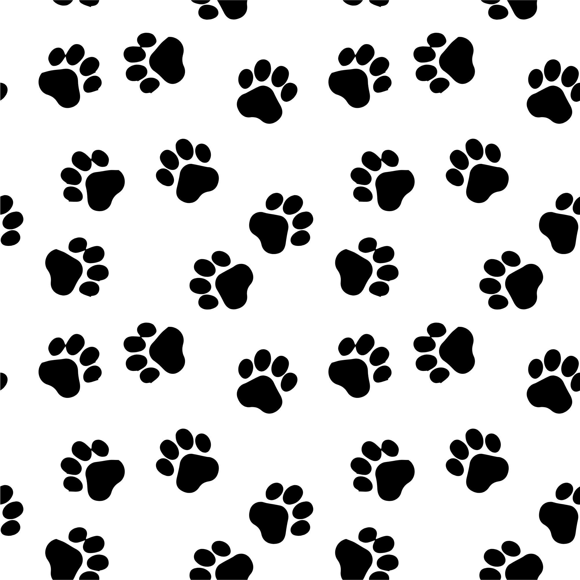 Paw Print SVG, Paw Print Pattern SVG, Paw Prints Digital Paper PNG ...