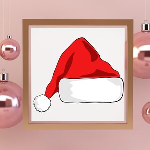 Santa Hat - Instant Digital Download - Svg, Png, Dxf, and Eps Files ...