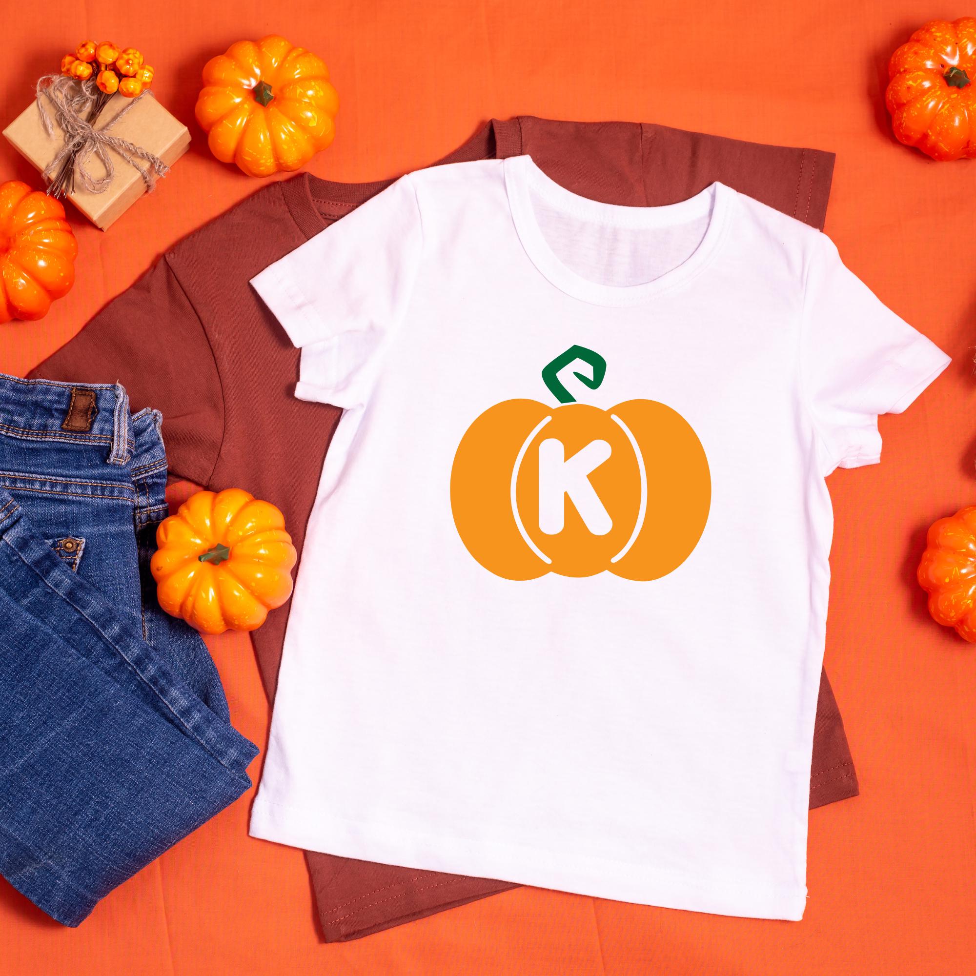 Pumpkin Alphabet SVG / Solid Font Letters Cut File / Cliparts ...