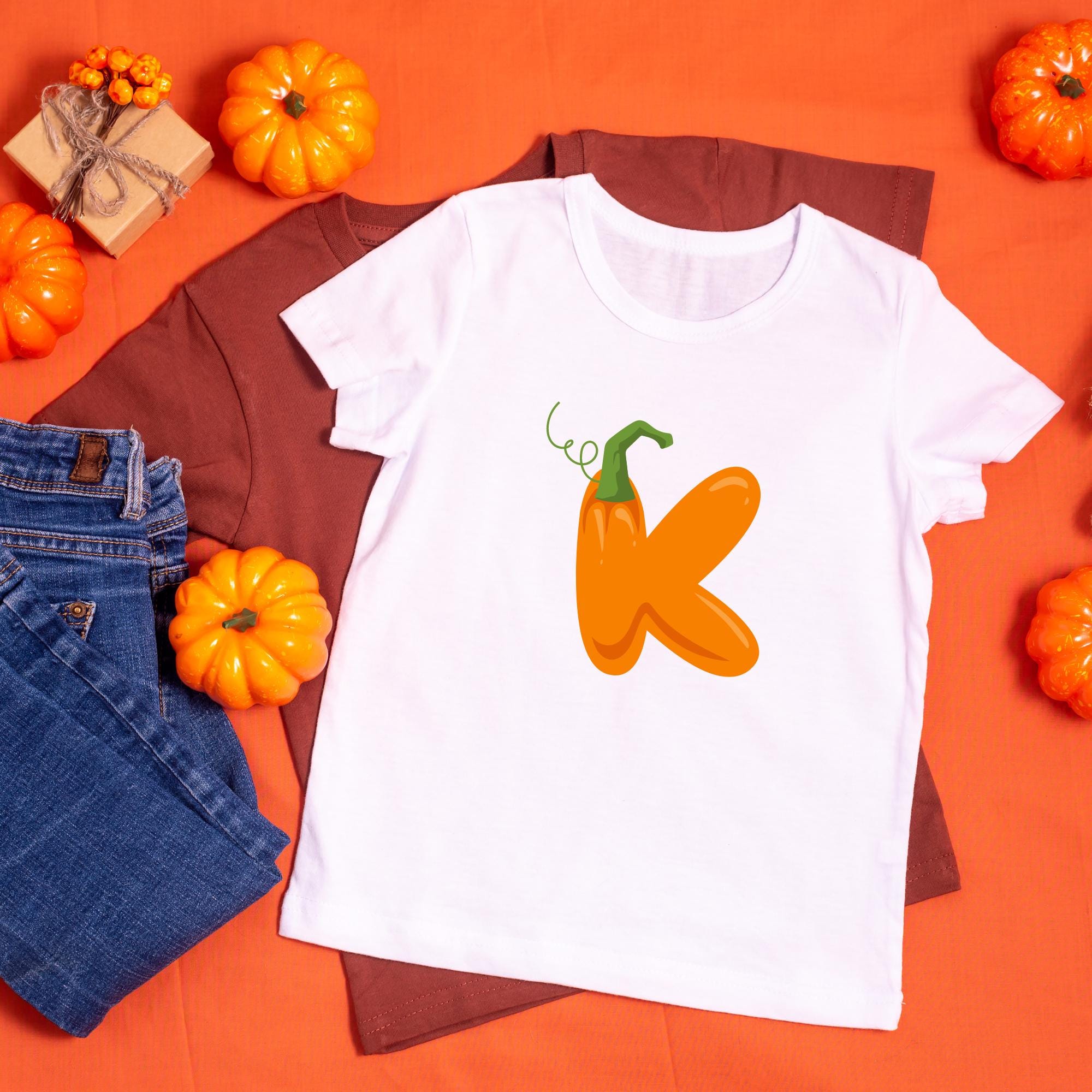 PUMPKIN FONT SVG, Png, Pdf, Pumpkin Alphabet, Pumpkin Numbers, Pumpkin ...