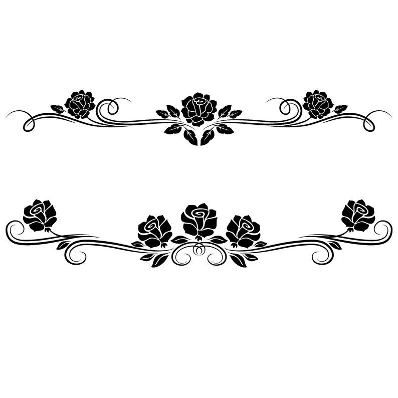 TEXT DIVIDERS SVG, Text Dividers for Cricut , Text Divider Clipart ...