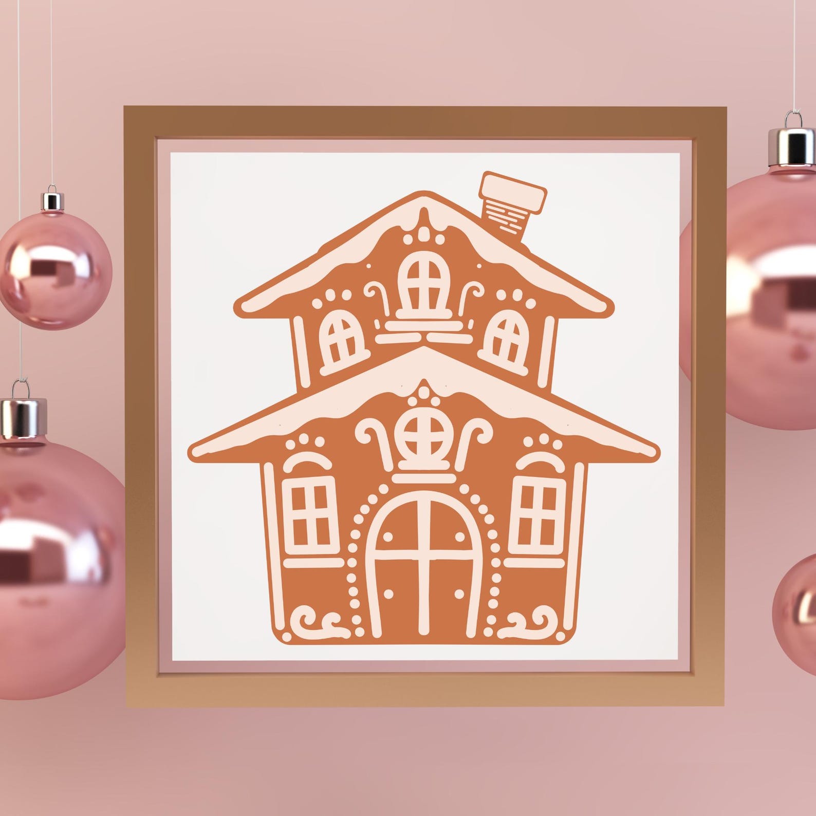 Gingerbread House Svg, Christmas Svg, Gingerbread House Cut File - Etsy
