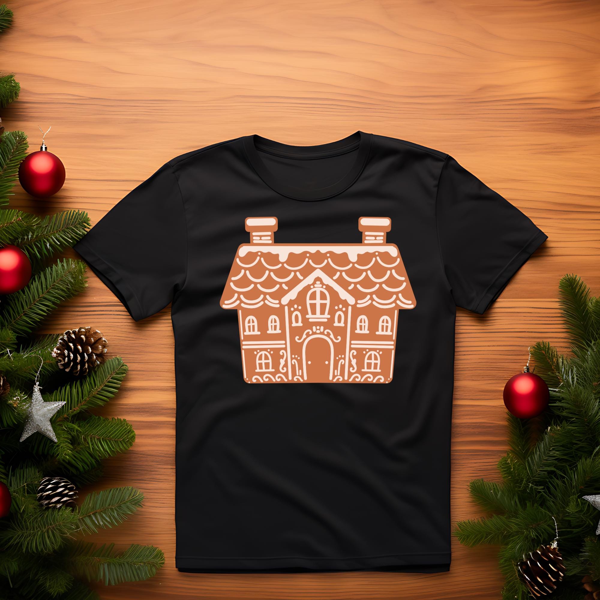 Gingerbread House Svg, Christmas Svg, Gingerbread House Cut File - Etsy