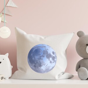 Full Grey Moon Svg Png Jpg Pdf File Types Celestial Body Autumn Lunar ...