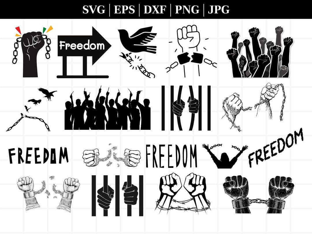 Freedom SVG, Freedom Word SVG, Freedom Stylish Word Text Svg, Text Svg ...