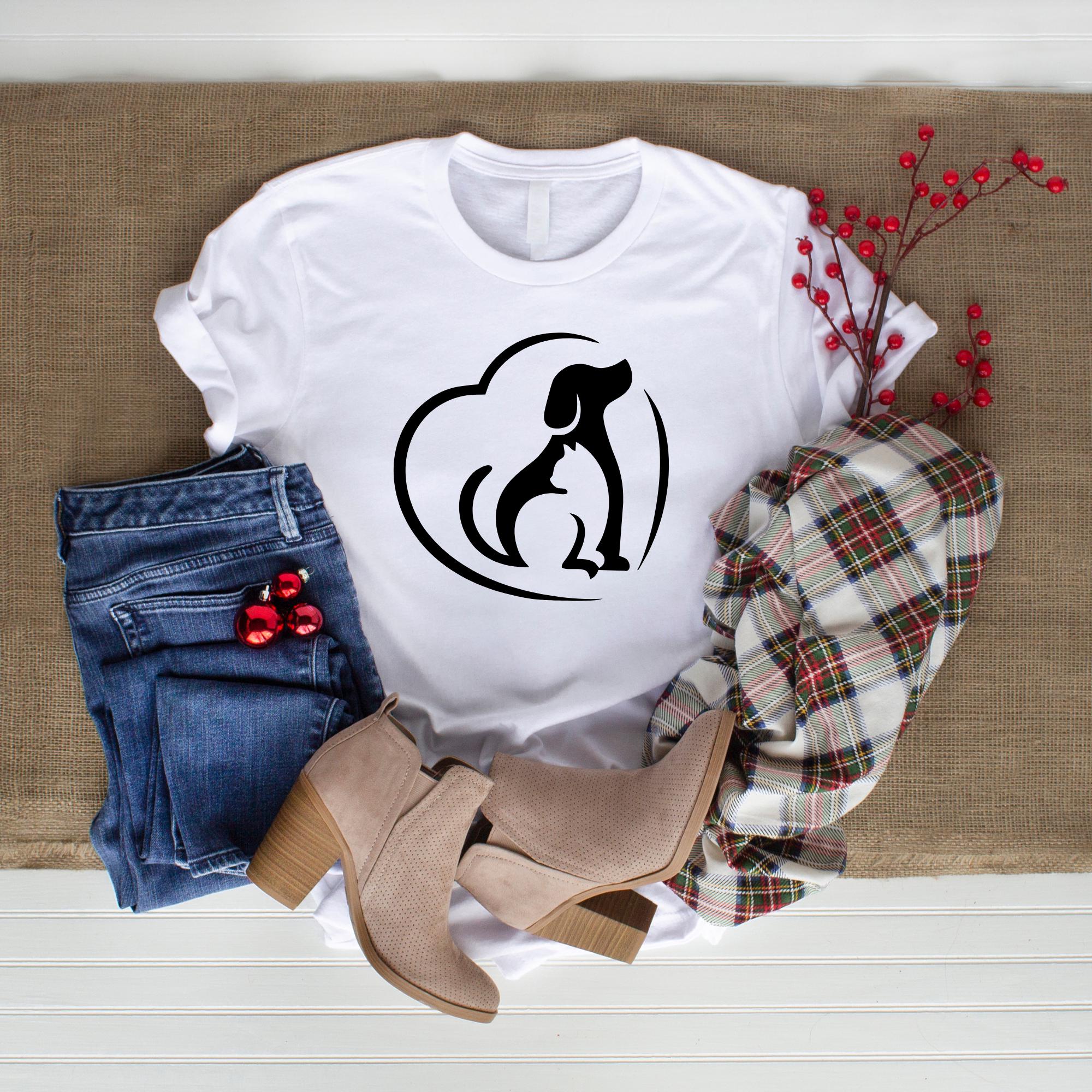 Dog and Cat Silhouette SVG, Dog Cat Outline Png, Dog and Cat Clipart ...